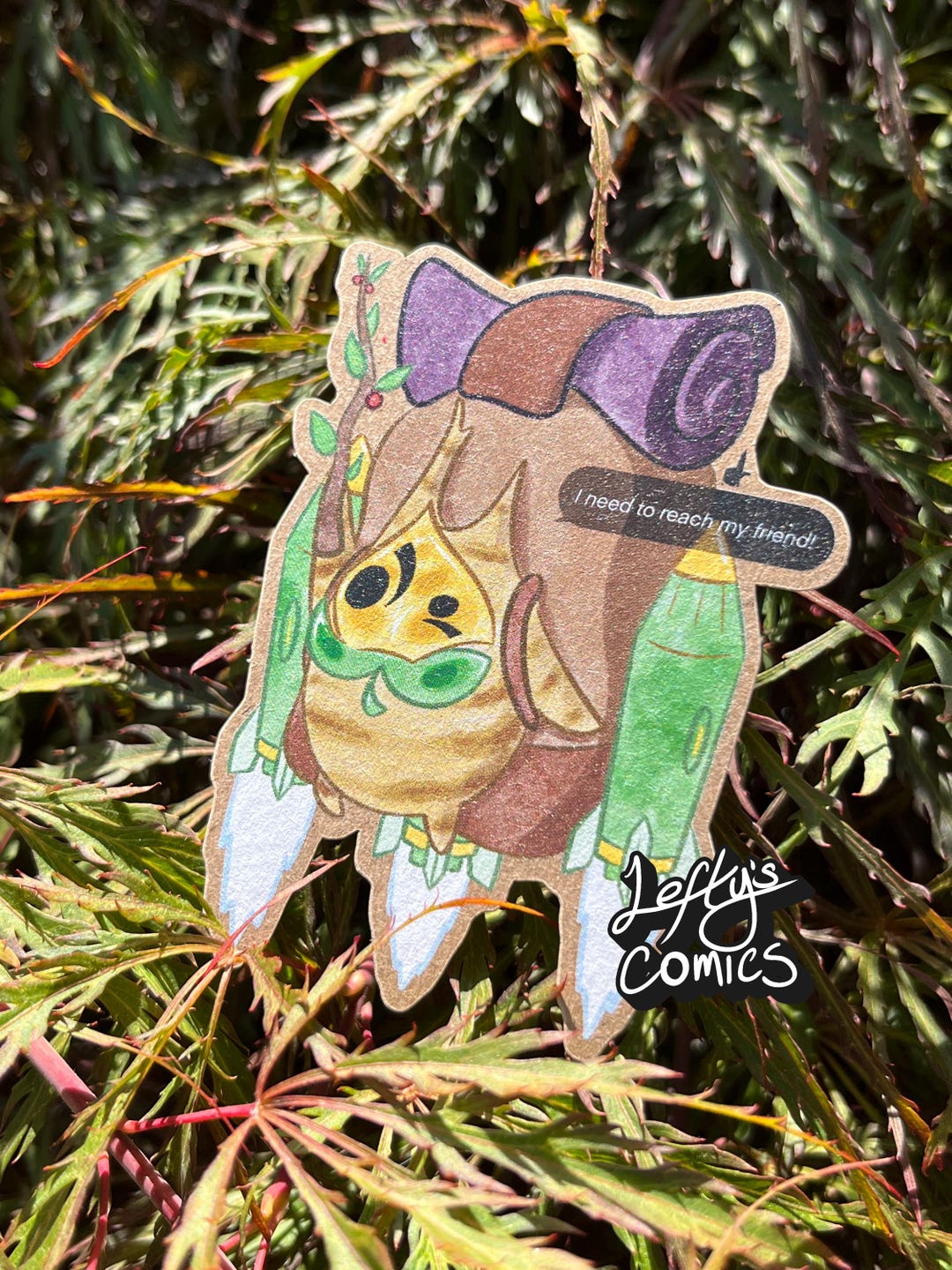 Iron Rocket Forest Friend | Kraft Sticker | the Spirit That Needs to ...