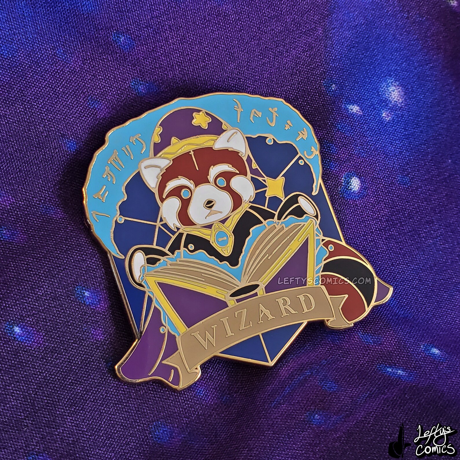 Red Panda Wizard Dungeons & Plushies Hard Enamel Pins - Etsy
