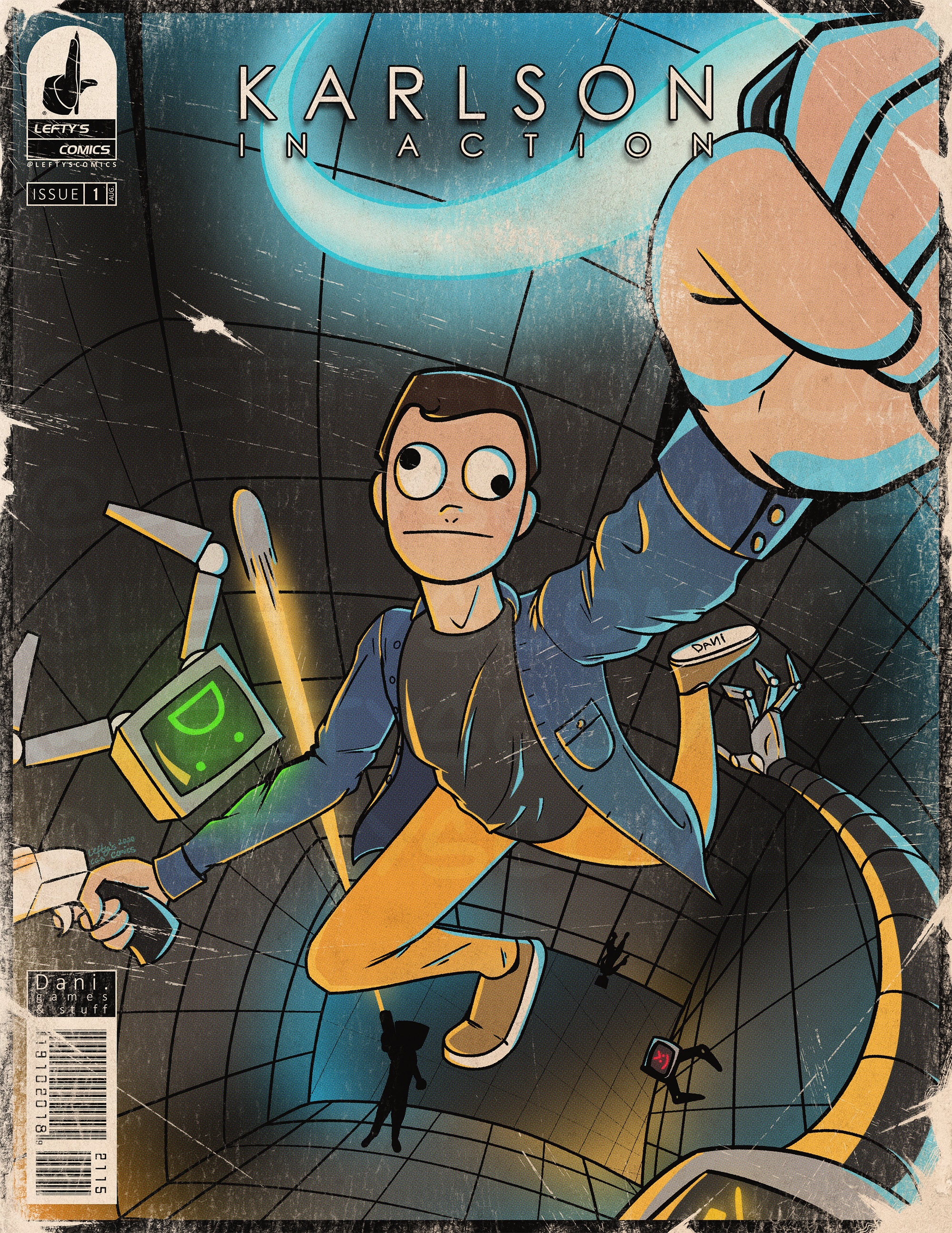 Comic Cover Art Print Karlson in Action Karlson | Etsy