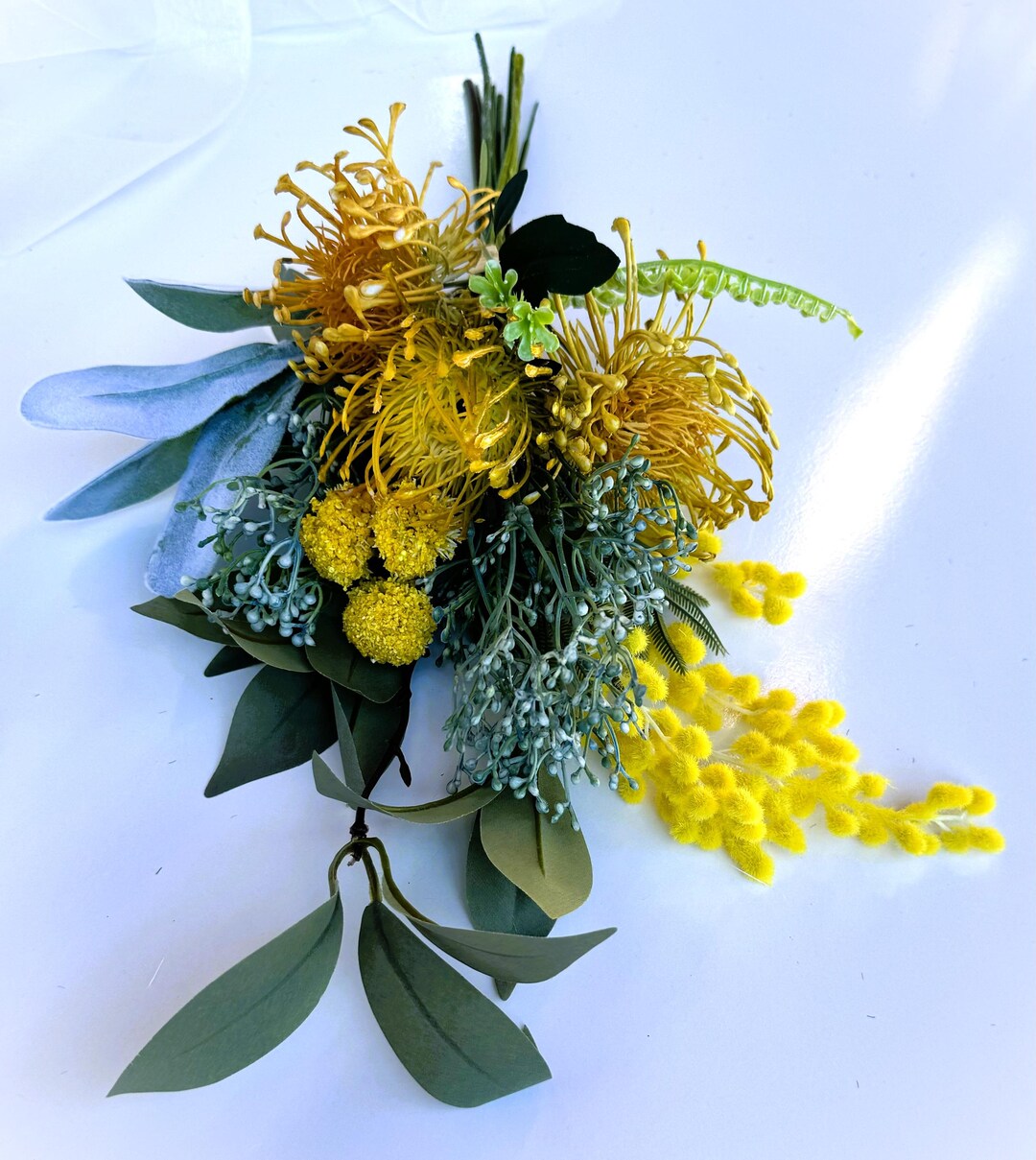 Flower Arrangement Australian Native Flowers Rustic Style Mason Jar ...