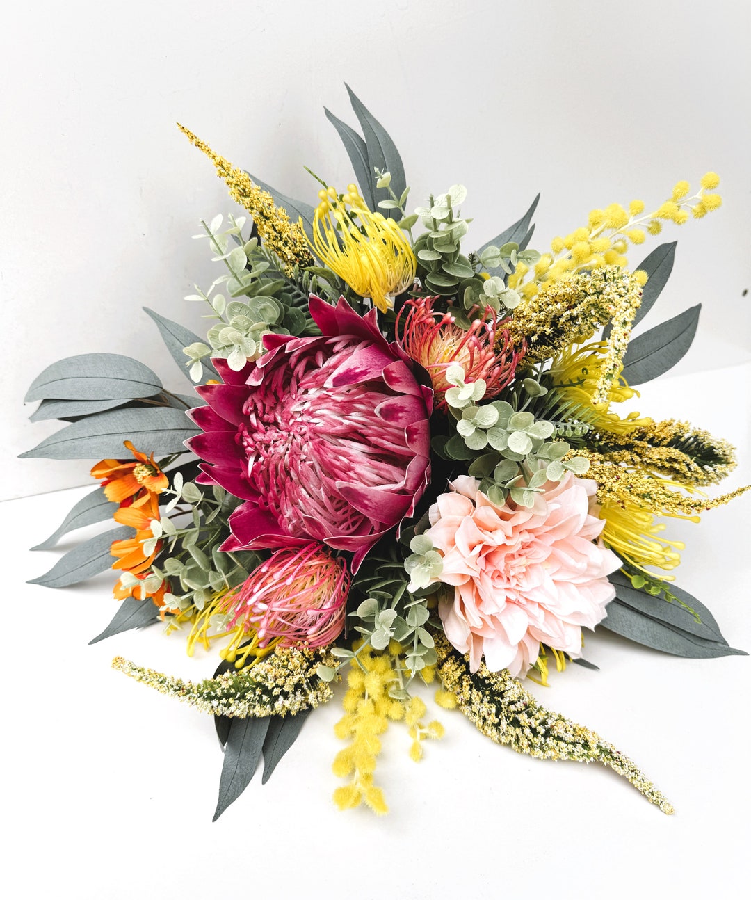 Wedding Bouquet Australian Native Flower Bouquets Pink King Protea ...