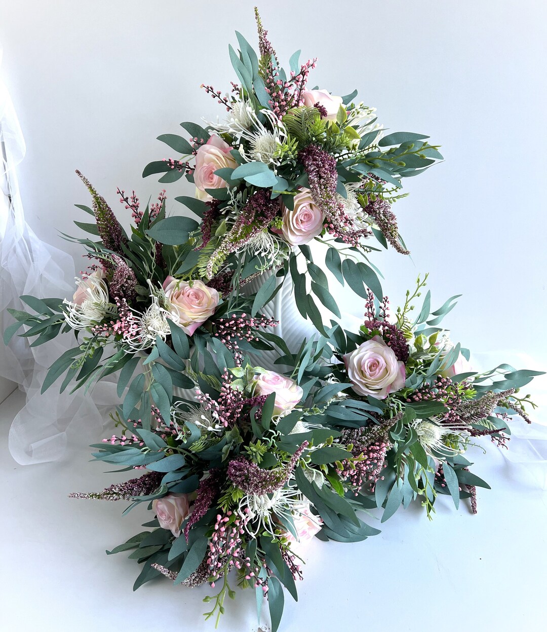 Australian Native Flowers Bridesmaids Wedding Bouquets Eucalyptus Fox ...