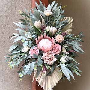 Wedding Arbour Arrangement Australian Native Flower Dusty Pink King ...