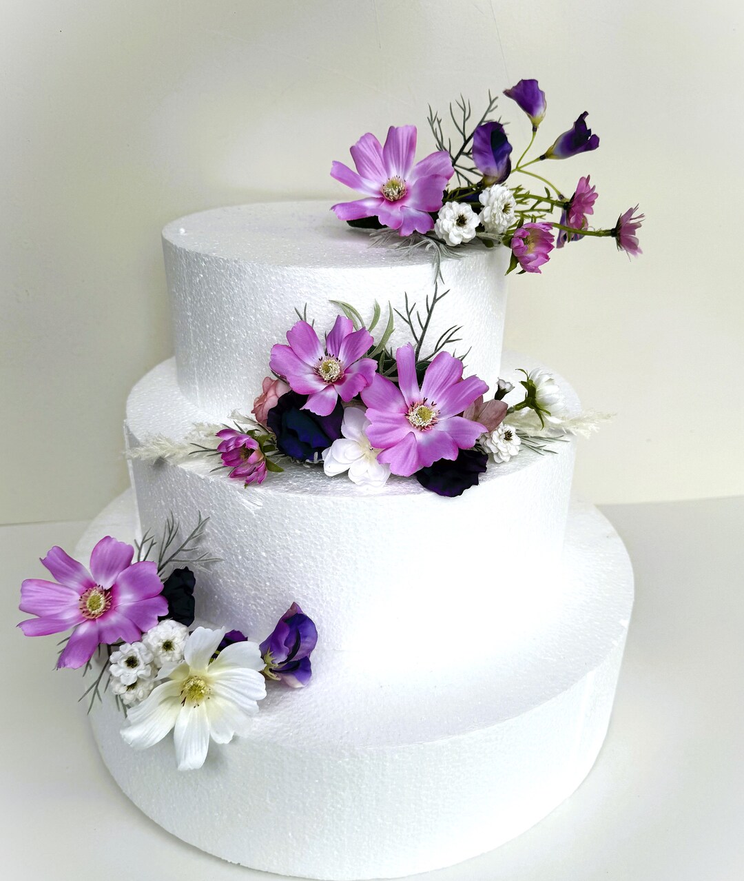 Wildflower Cake Topper Wedding Cake Toppers Meadow Flowers Topper Faux ...