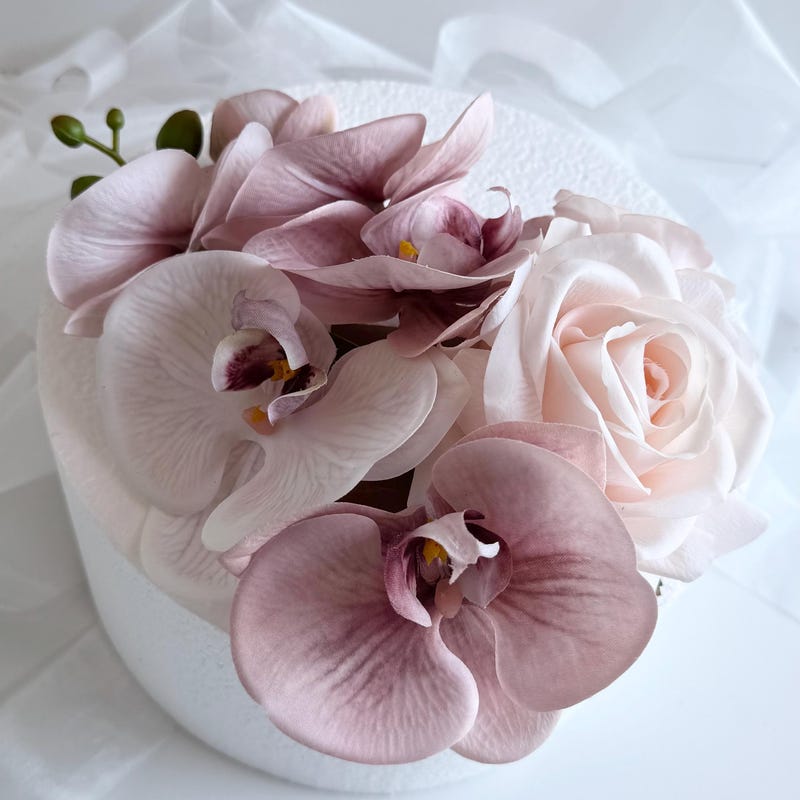 Orchid Cake Topper - Etsy