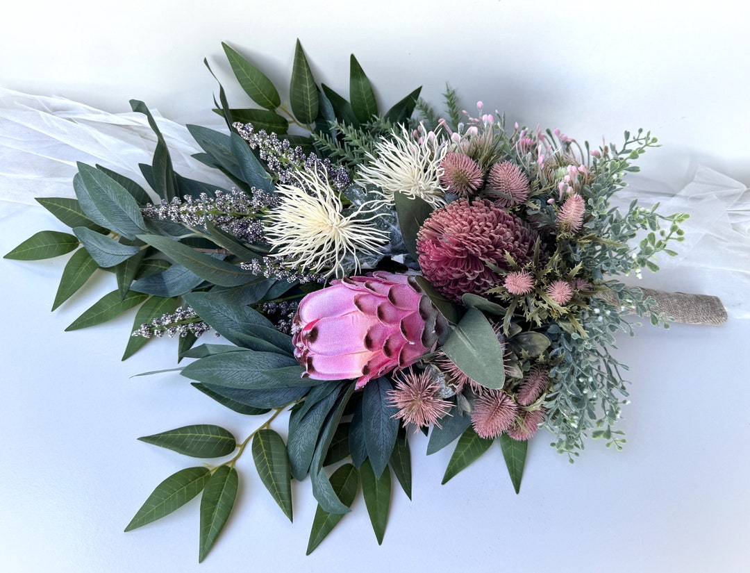 Wedding Bouquet Australian Native Flower Bridal Weddings Bouquet Protea ...