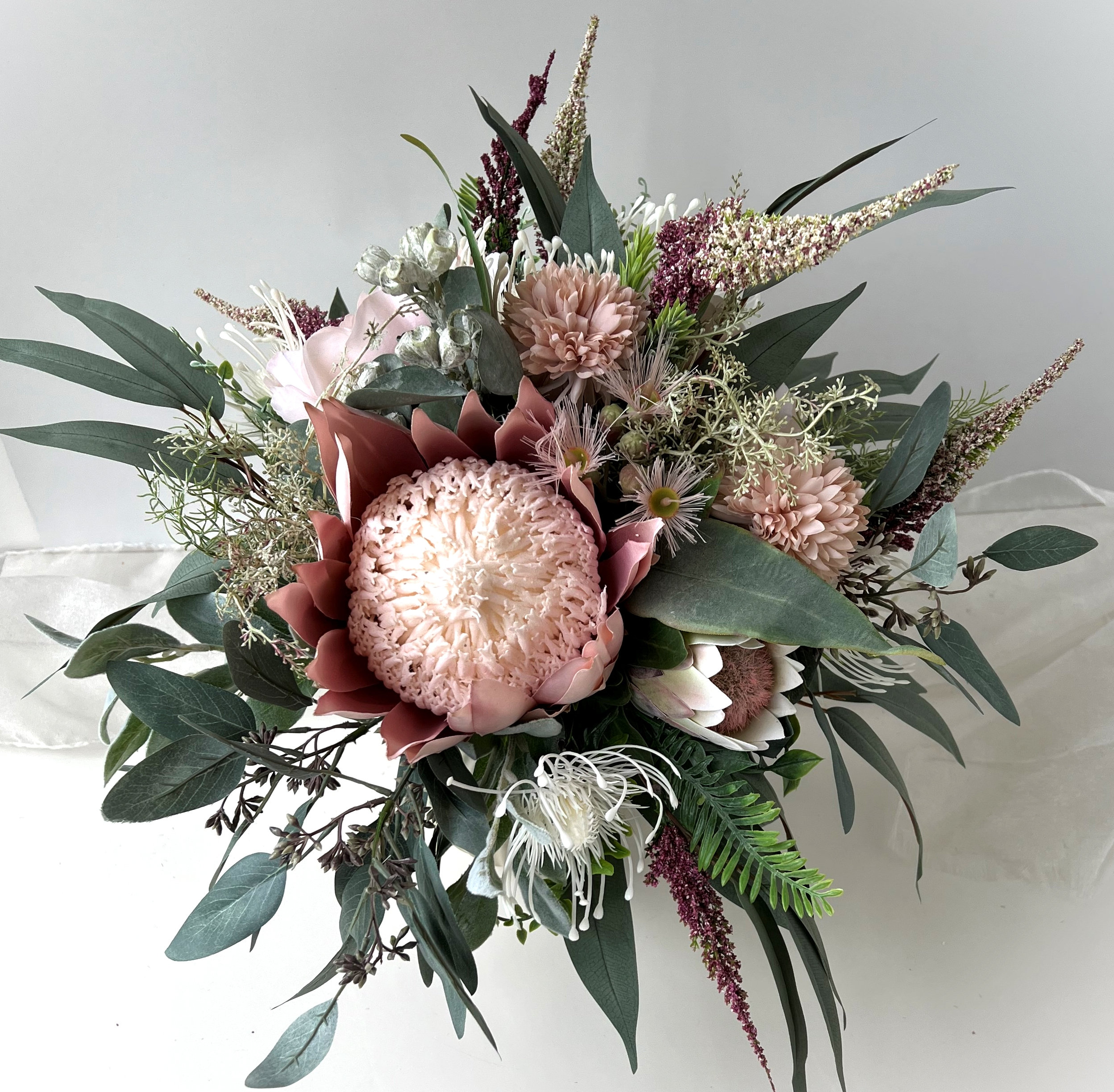 Australian Native Flowers Wedding Bouquets Dusty Pink King - Etsy