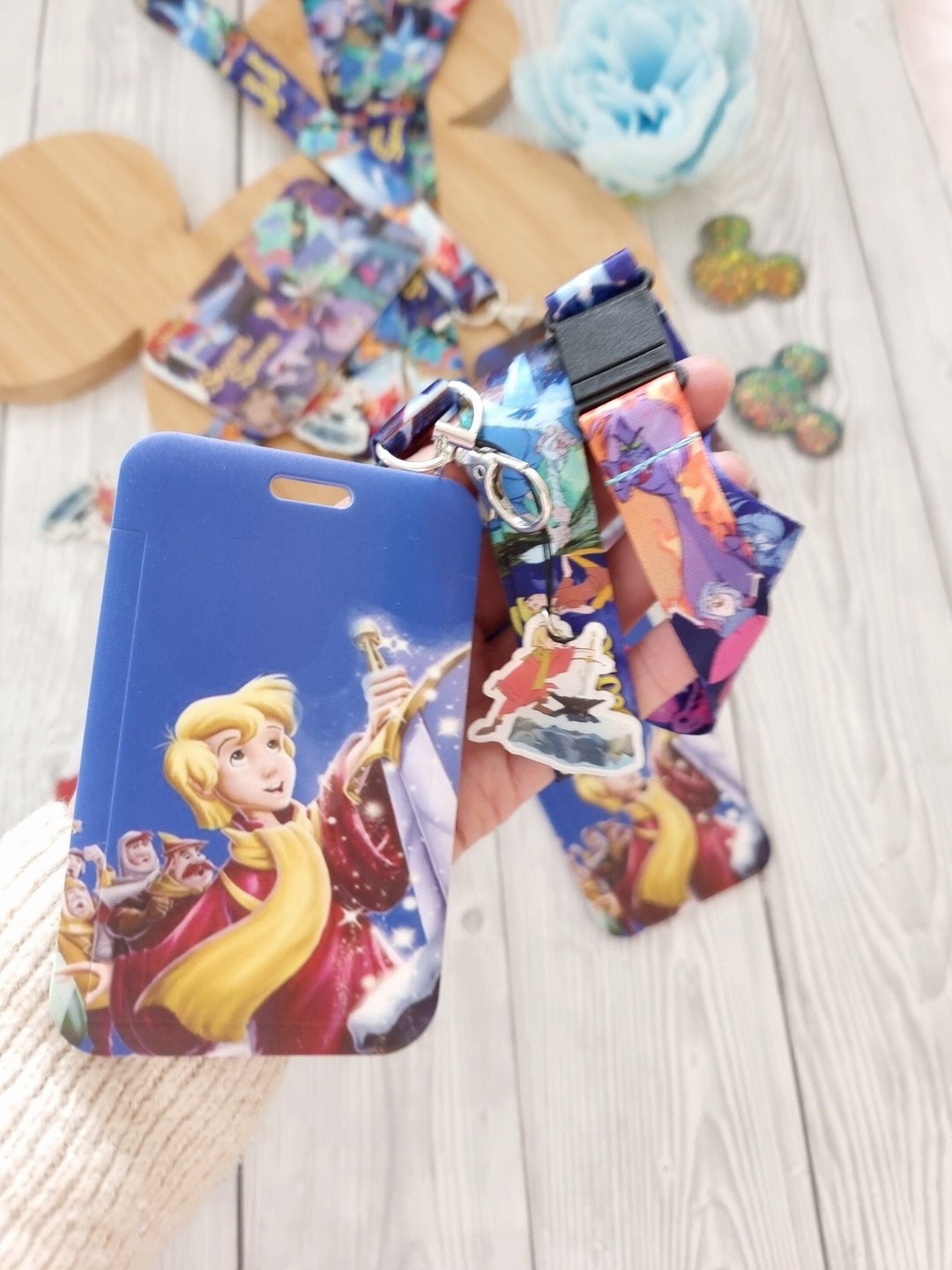 Sword in the Stone Disney Lanyard / Keychain / Lanyard Badge - Etsy
