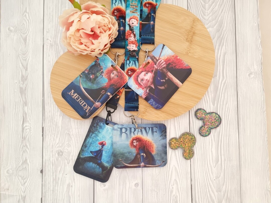 Disney Princess Merida Brave Lanyard / Keychain / Lanyard Badge Holder ...