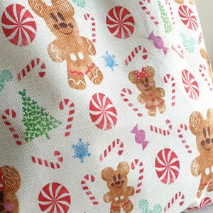 Disney Christmas Gingerbread Mickey Minnie Candy Cane Sweet Christmas ...