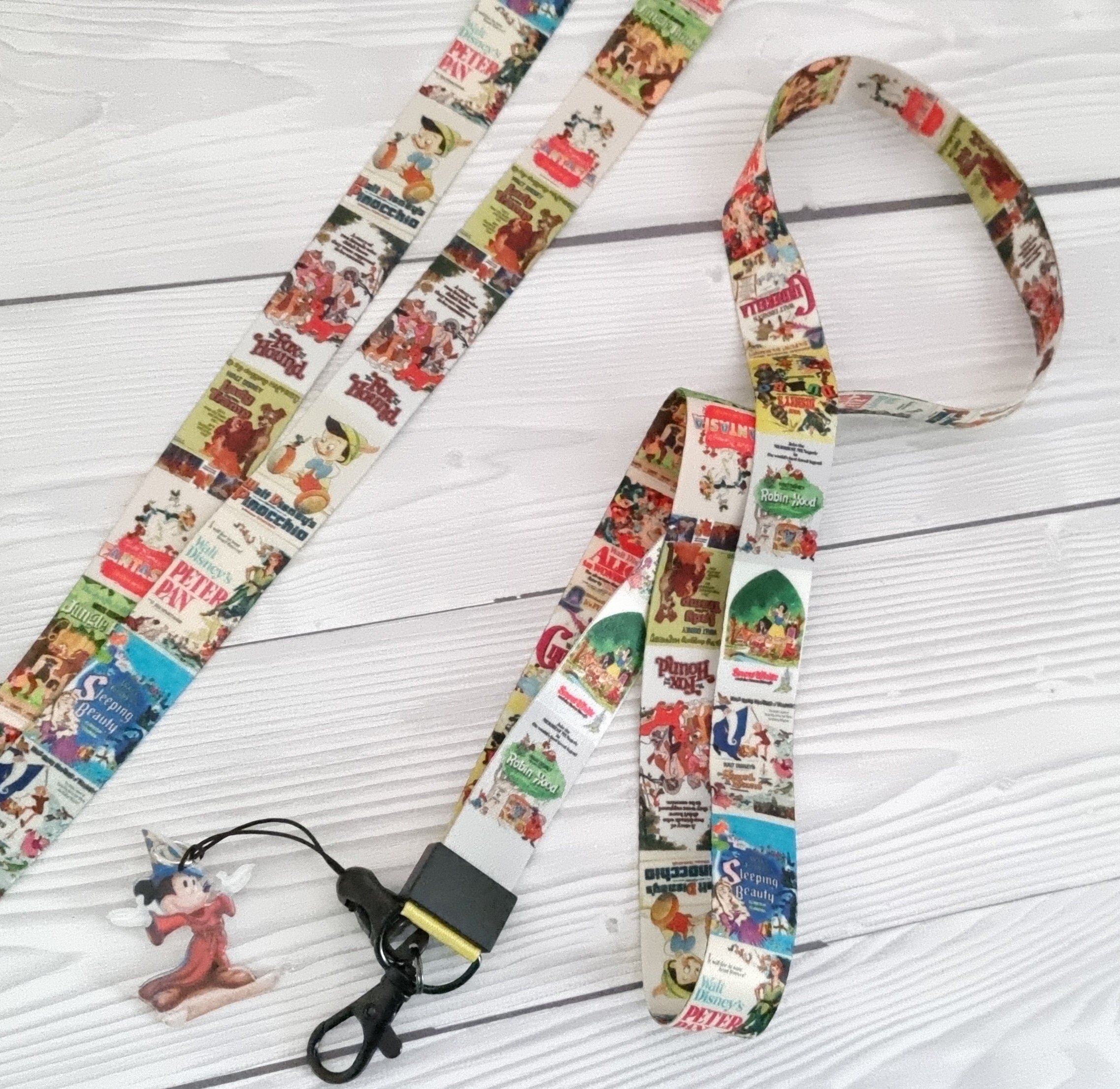Vintage Disney Movie Lanyard Sword and the Stone Jungle Book - Etsy UK