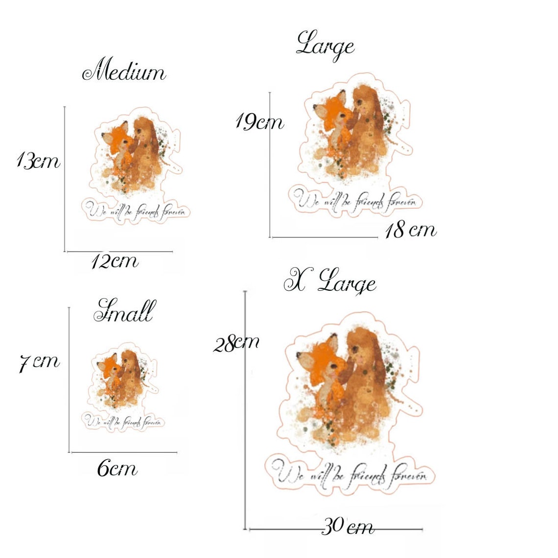 Disney the Fox and the Hound Quote We will be friends | Etsy