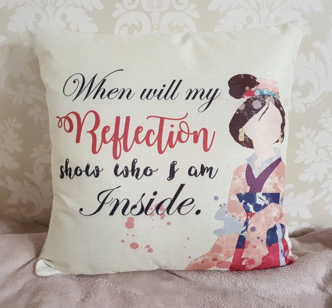 Mulan Splash Art Inspired Princess Quote When Will My - Etsy