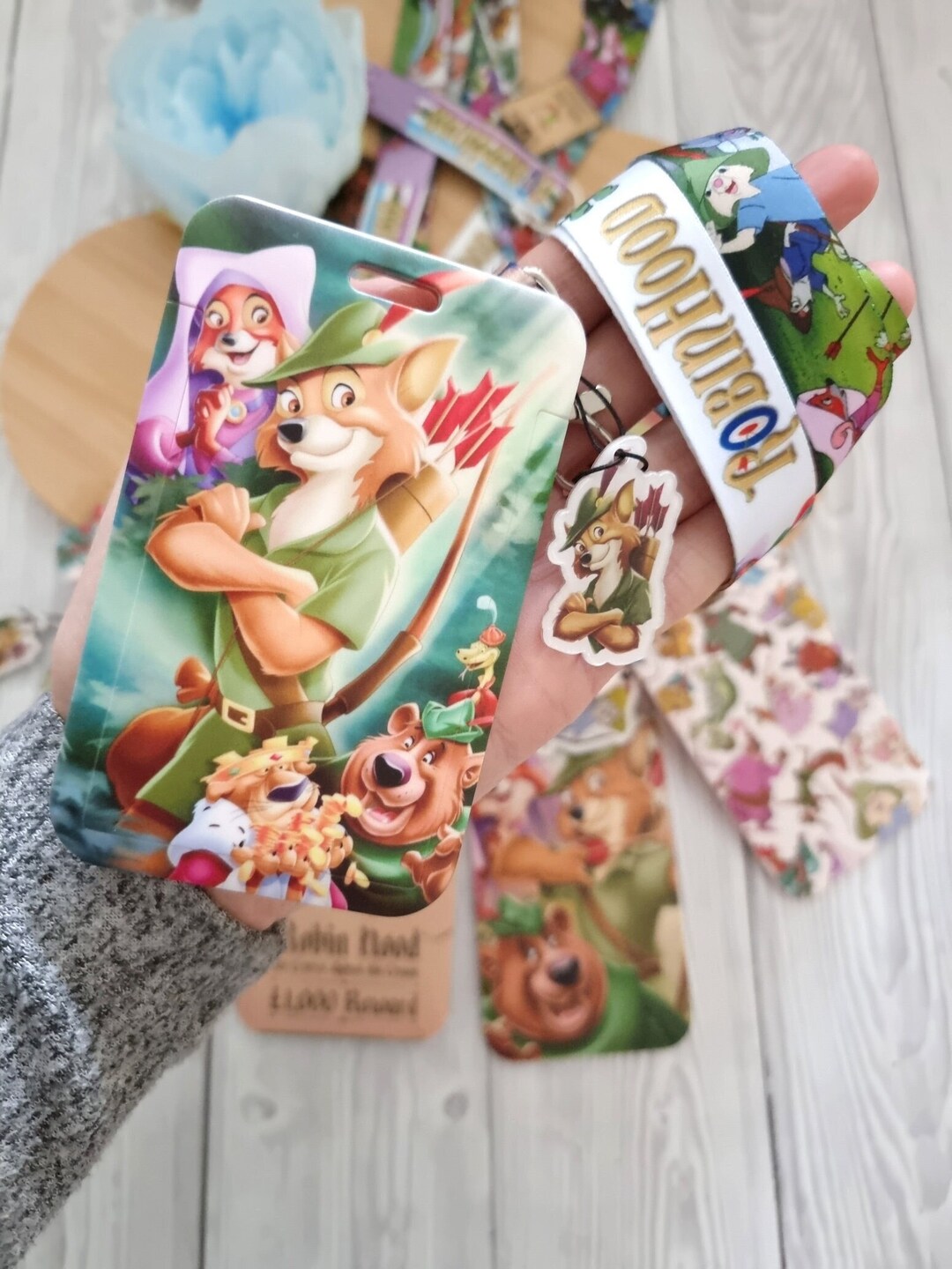 Disney Robin Hood Maid Marian Fox Vintage Disney Lanyard / Keychain ...