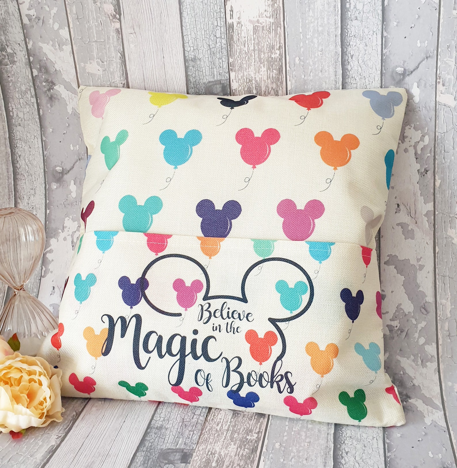 Book Pocket Mickey Mouse Ear Balloons Inspired Believe - Etsy UK