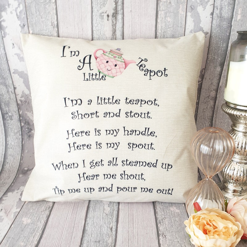 Nursery Rhyme Throw Pillow - Etsy