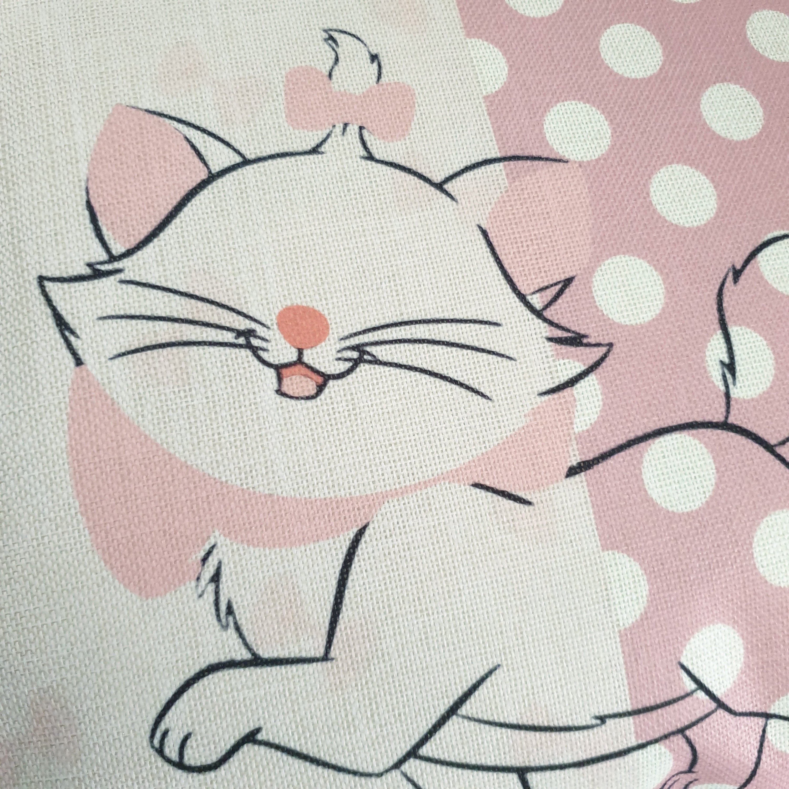 Disney Marie Aristocats Inspired Kitten Cat Pink Spot Dot | Etsy
