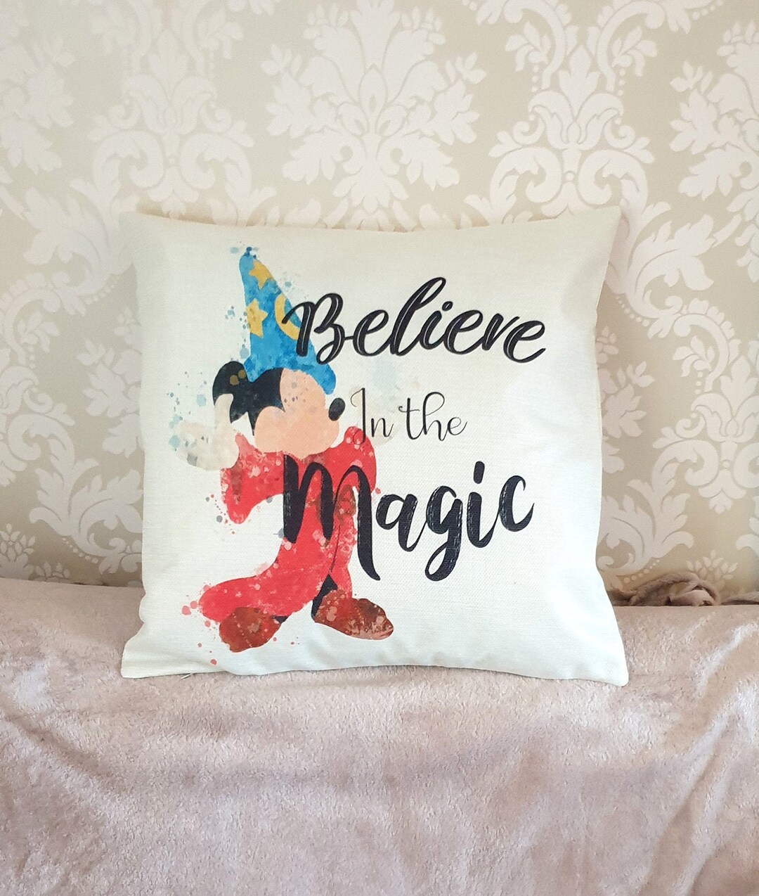 Mickey Mouse Sorcerer Inspired Quote Believe in the - Etsy