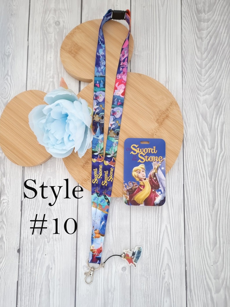 Sword in the Stone Disney Lanyard / Keychain / Lanyard Badge Holder ...