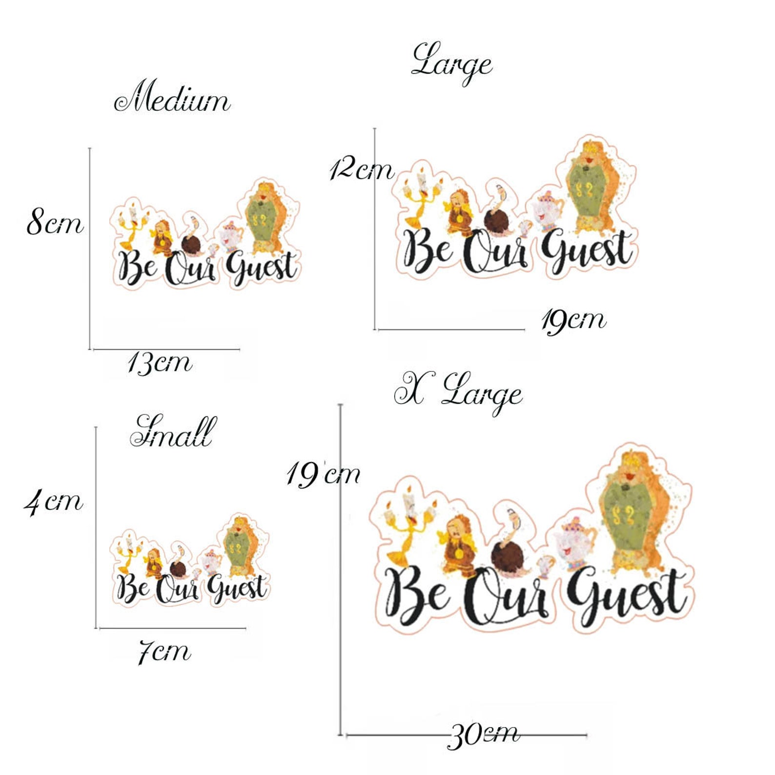 Disney Beauty and the Beast Mrs Potts Chip Quote Be Our | Etsy