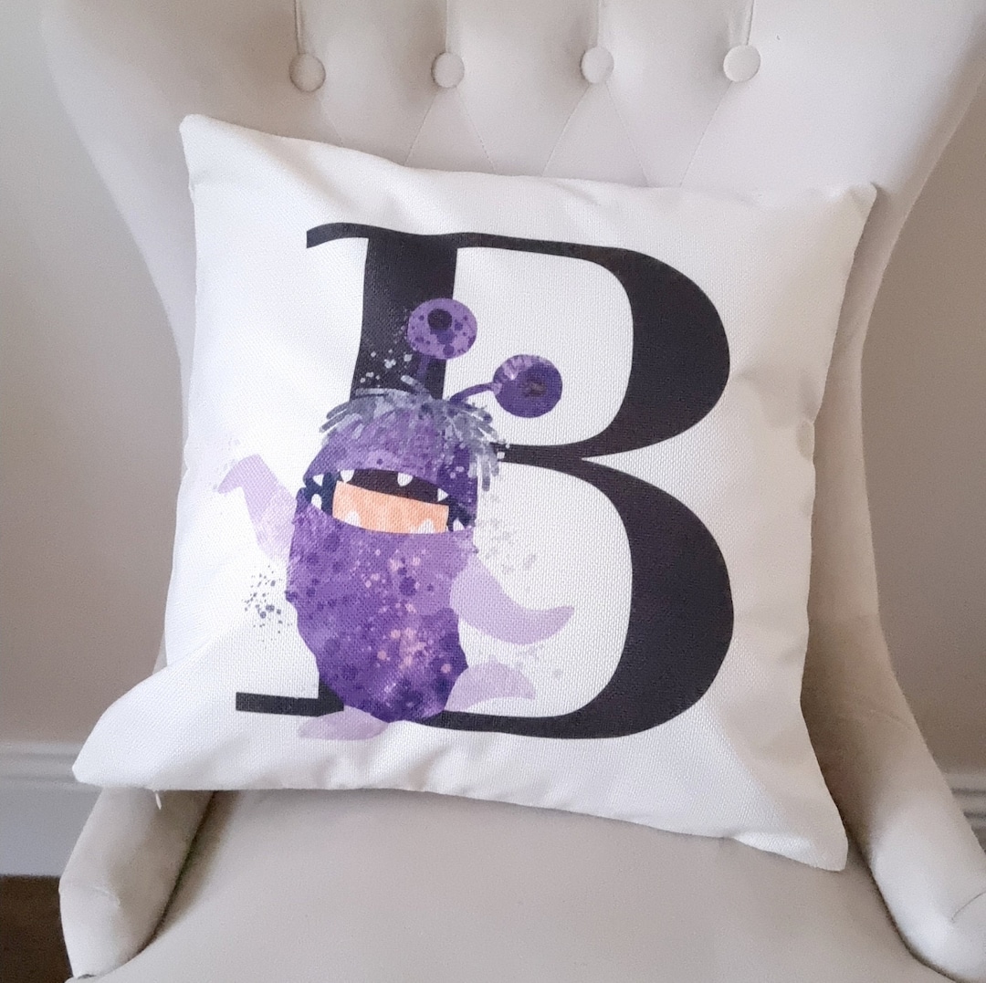 Disney Boo Monster Inc Inspired Boo as a Monster Letter B Cushion ...