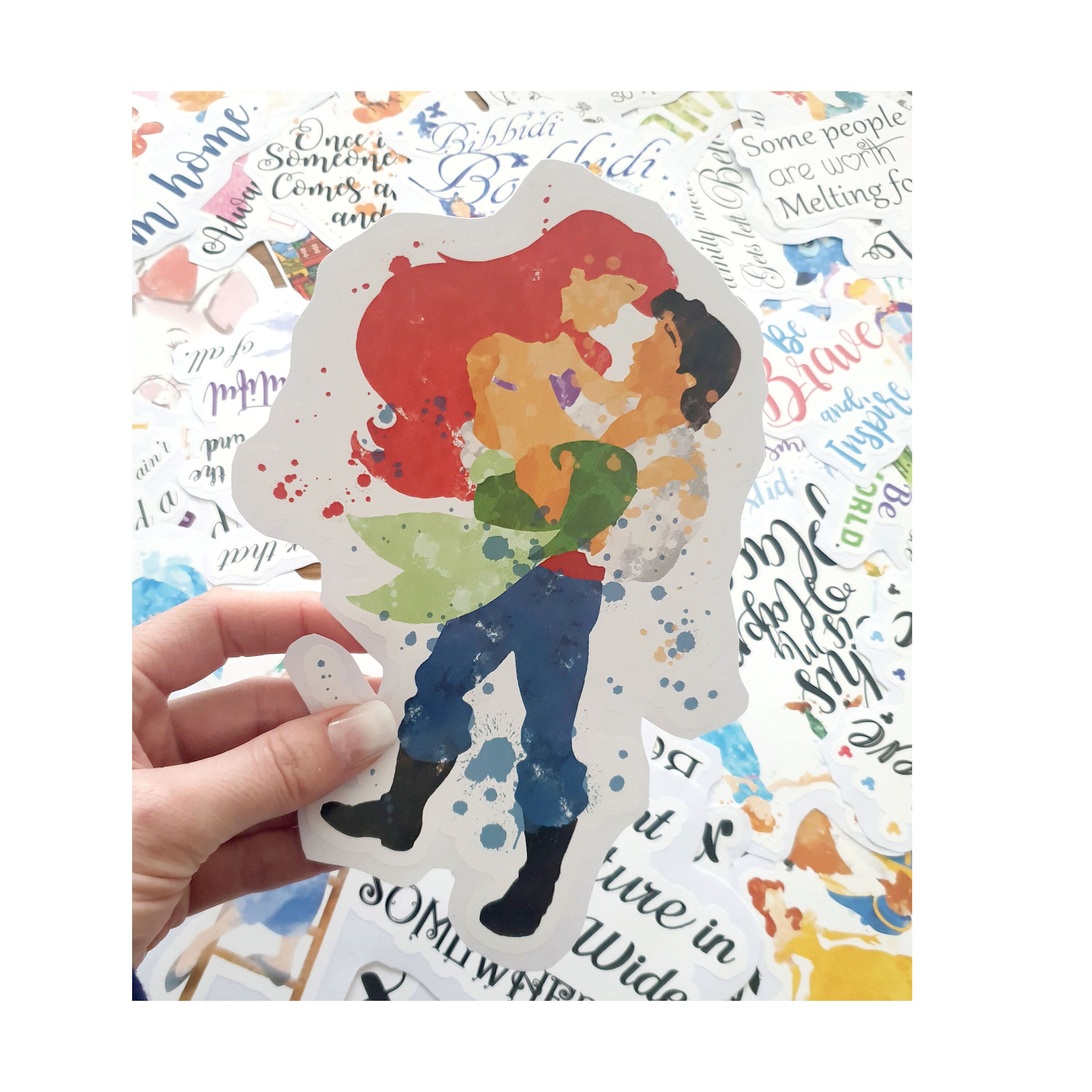 Paper & Party Supplies Disney Inspired The Little Mermaid Ariel Vinyl ...