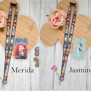 Disney Princess Alice Mulan Jasmine Cinderella Med Brave Merida ...