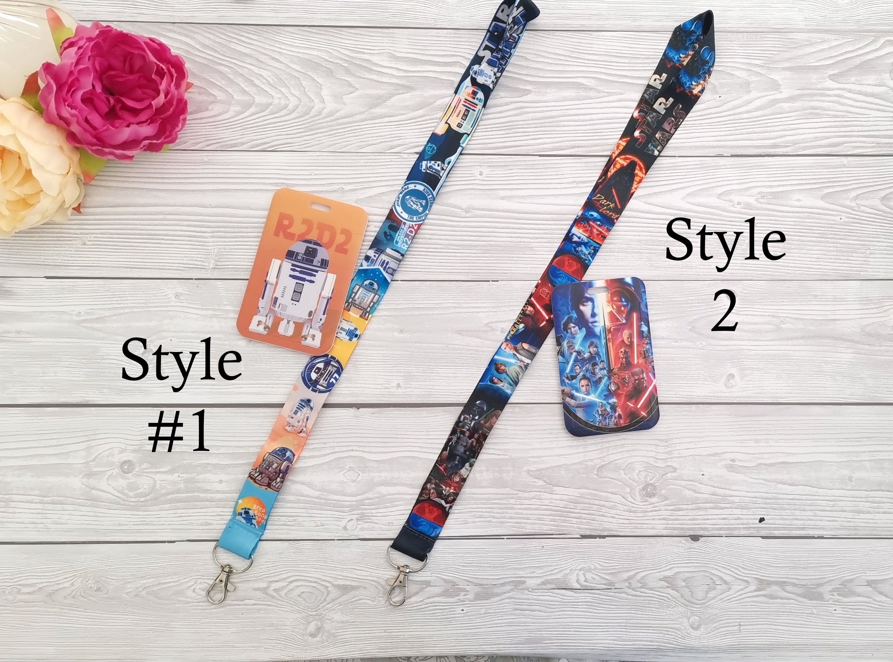 Star Wars R2-D2 Darth Vader Baby Yoda Lanyard / Keychain / - Etsy UK