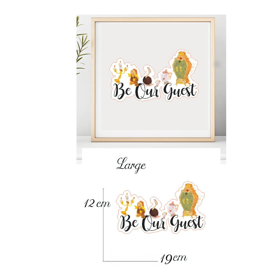 Disney Beauty and the Beast Mrs Potts chip Quote Be Our | Etsy