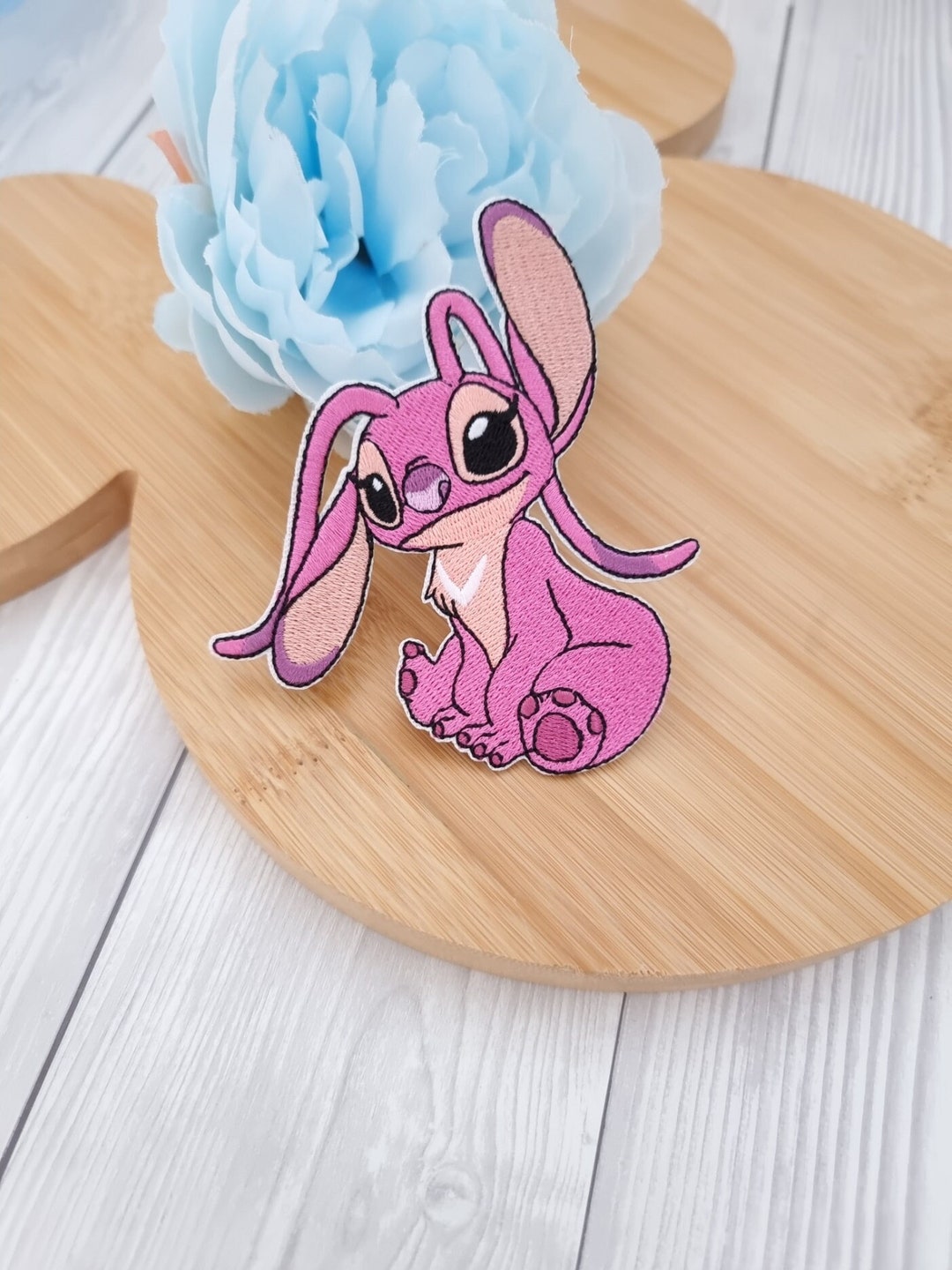 Disney Angel From Stitch Character Disney Patches Embroidered - Etsy