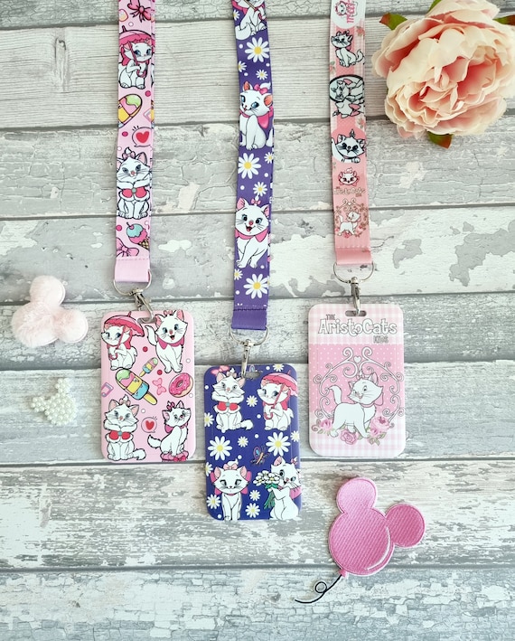 Aristocats Marie Kitten Disney Inspired Lanyard / Keychain / | Etsy