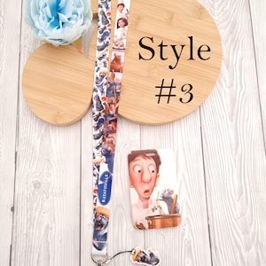 Ratatouille Chef Remy Disney Lanyard / Keychain / ID Badge Card Disney ...