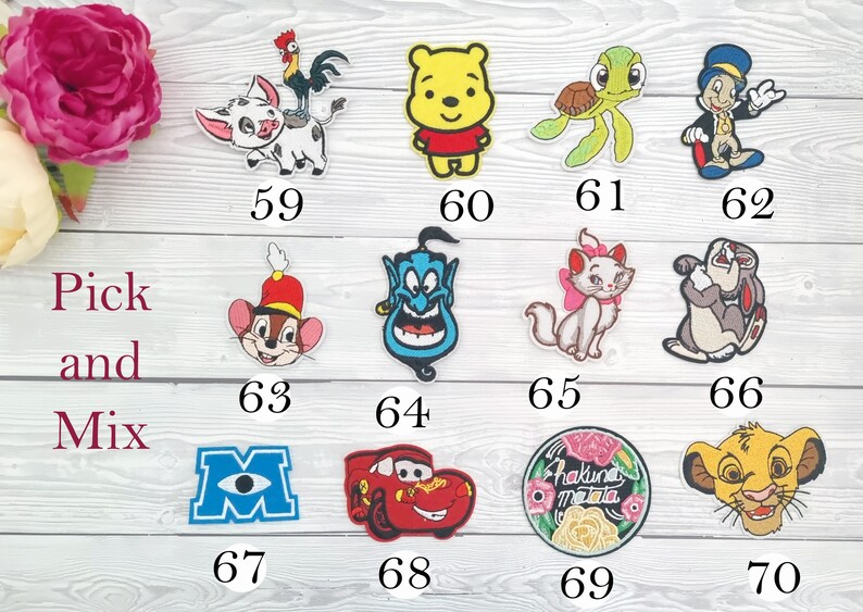 Cinderella Carriage Pick and Mix Disney Patches Embroidered - Etsy