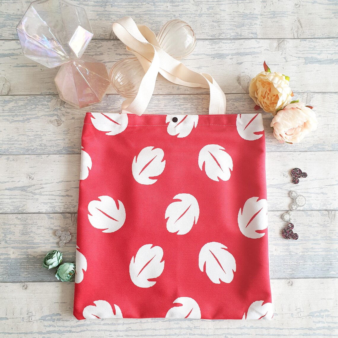 Red Lilo and Stitch Tropical Hawaiian Leaf Print Lilo Dress - Etsy