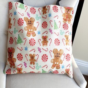 Disney Christmas Gingerbread Mickey Minnie Candy Cane Sweet Christmas ...