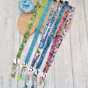 Monsters Inc Sully - Mike - Boo Disney Lanyard / Keychain / Badge ...
