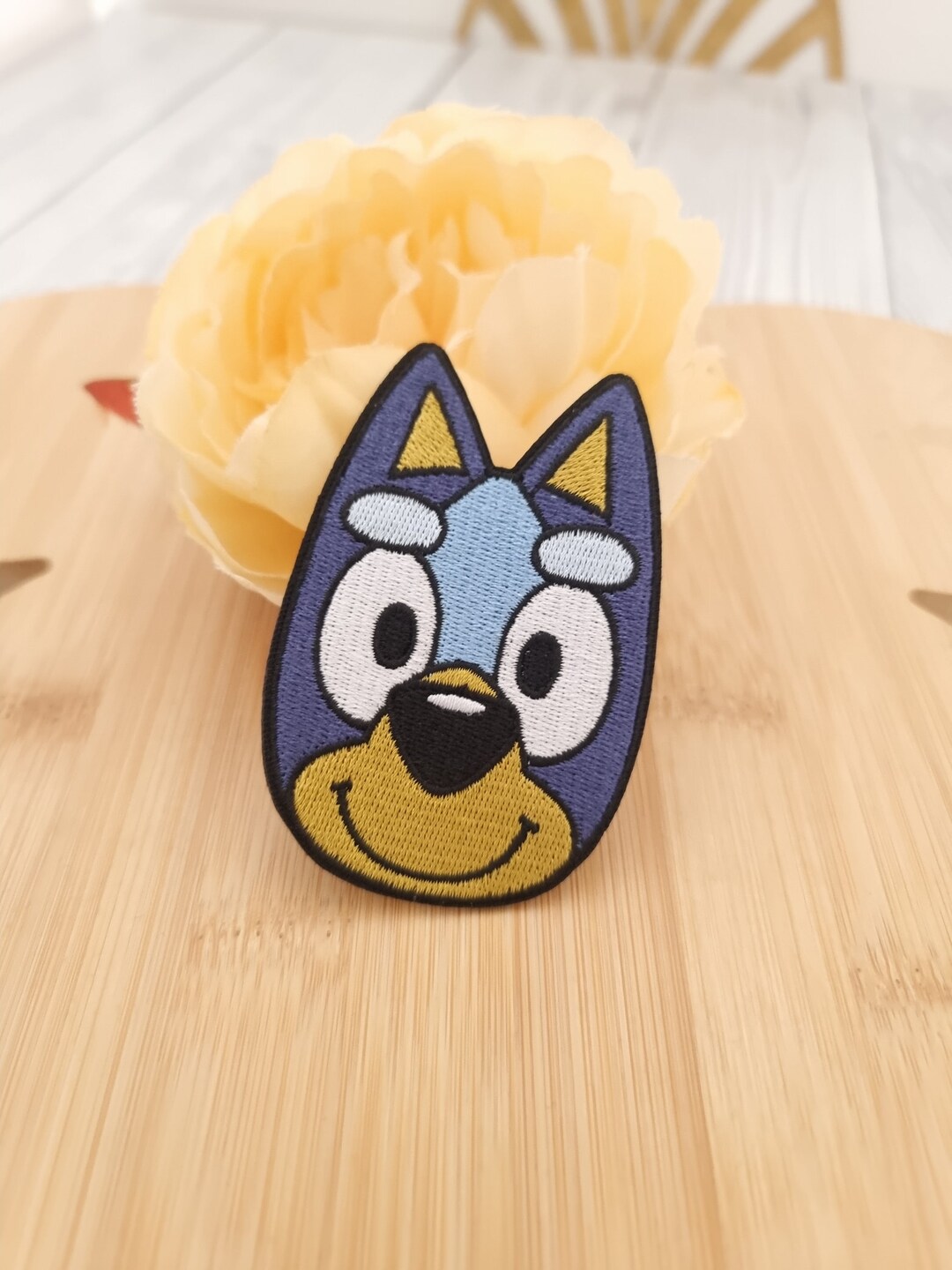 Bluey Face Patch Character Pick and Mix Disney Patches Embroidered ...