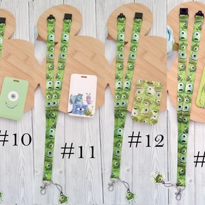 Monsters Inc Sully - Mike - Boo Disney Lanyard / Keychain / Badge ...