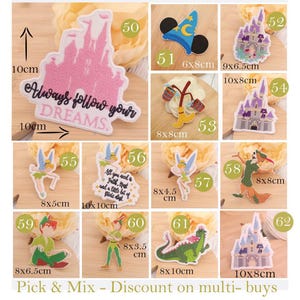 Princess Rapunzel Embroidered Iron-on/sew-on Patch – Disney Pick & Mix ...