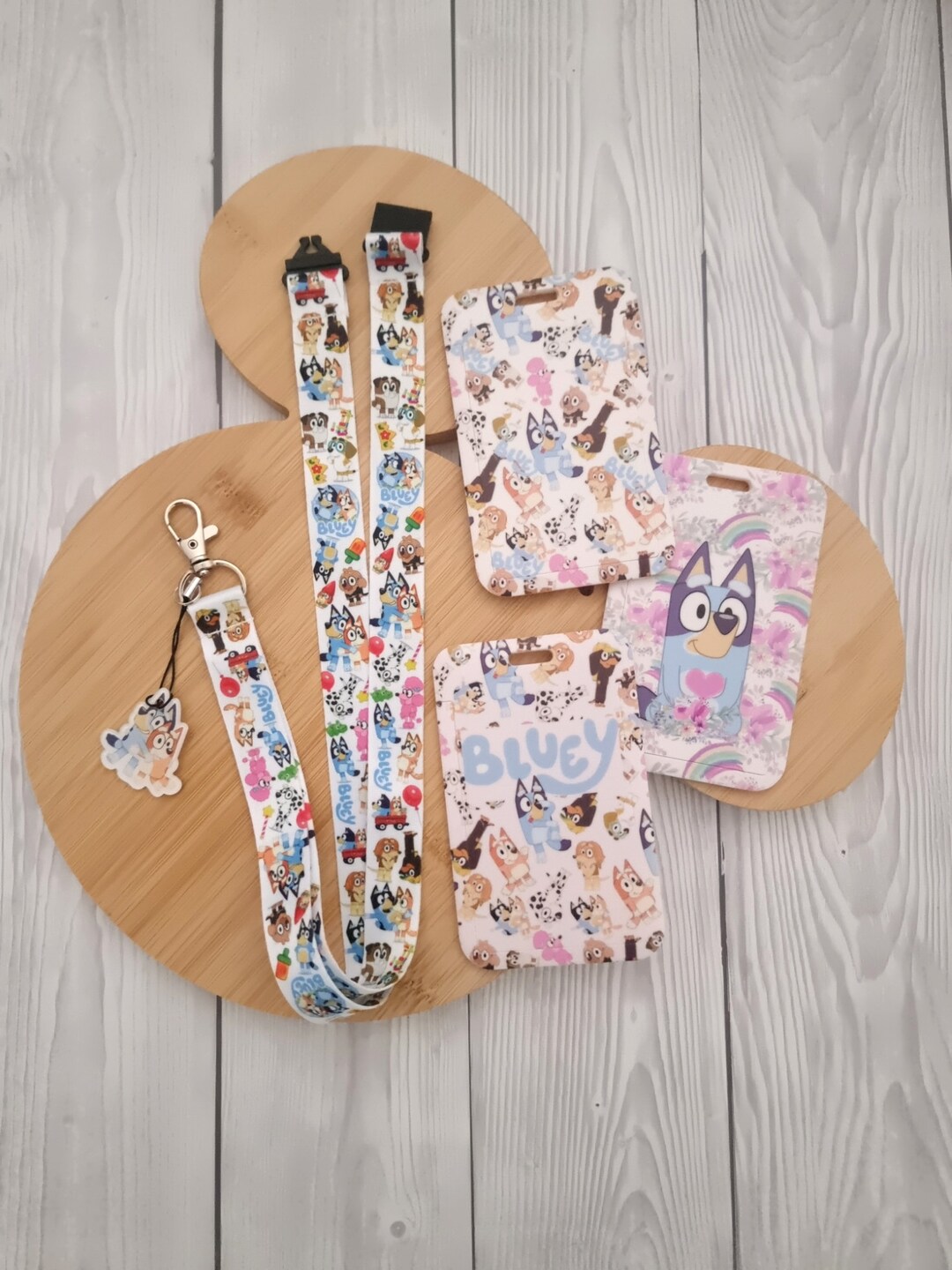 Bluey Disney Lanyard / Keychain / Lanyard Badge Holder / Matching ...
