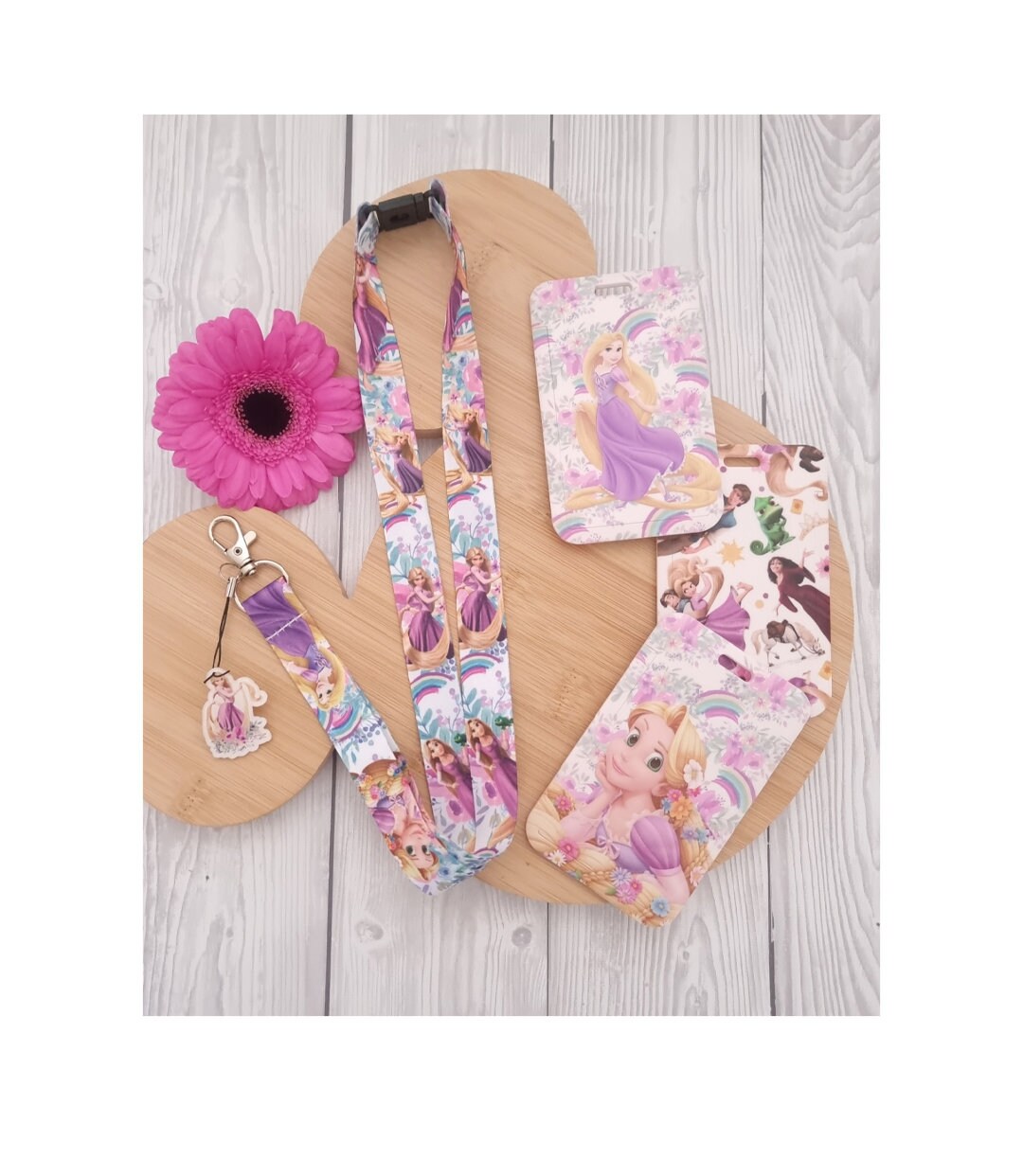 Disney Princess Rapunzel Tangled Pascal Lanyard / Keychain / Lanyard ...