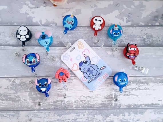 Disney Stitch Scrump Baymax Big Hero 6 Reel Badge / | Etsy