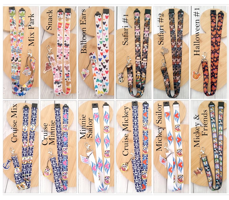 Disney Lion King Mufasa Simba Nala Pumbaa Ears Lanyard / Keychain ...
