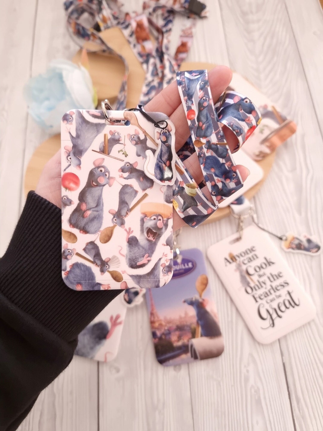 Ratatouille Chef Remy Disney Lanyard / Keychain / ID Badge Card Disney ...