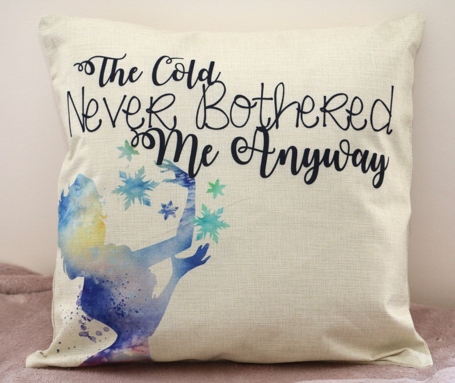 Frozen Inspired Princess Elsa Disney Quote the Cold - Etsy UK