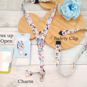 Bluey Disney Lanyard / Keychain / Lanyard Badge Holder / Matching ...