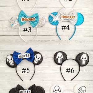 Disney Hercules Pegasus Meg Hades Mickey Disney Ears Headband ...