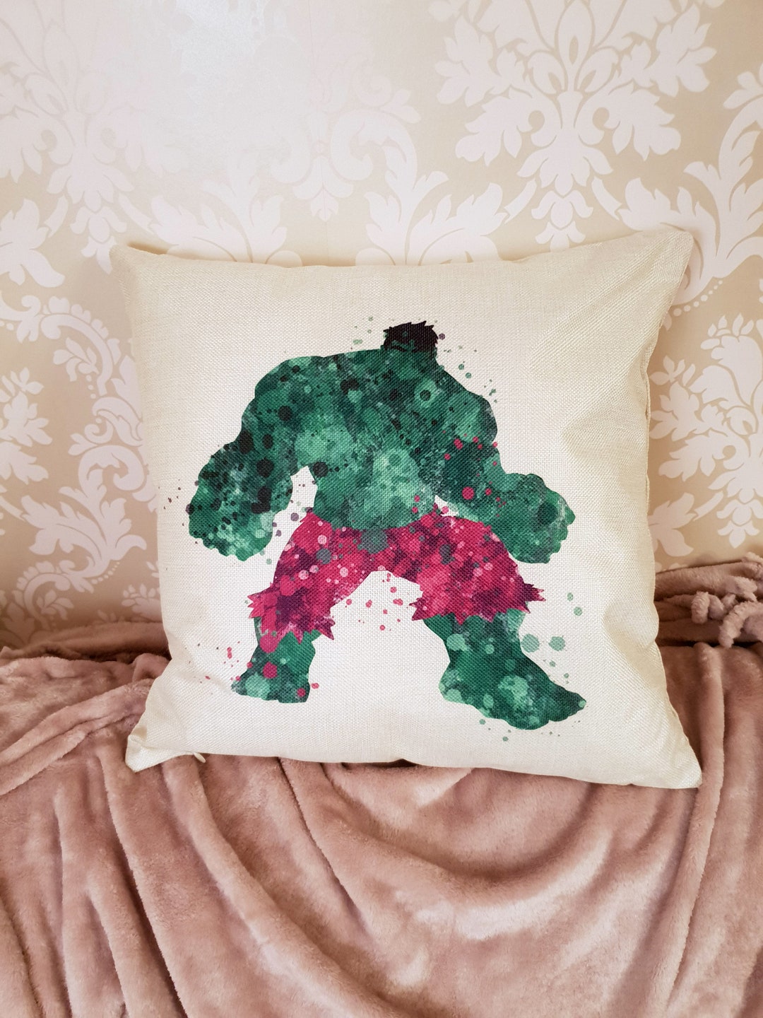 Hulk Marvel Comic DC Superhero Avenger Character Hulk Inspired Throw ...