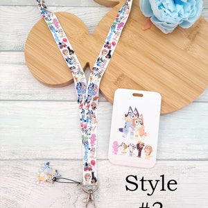 Bluey Disney Lanyard / Keychain / Lanyard Badge Holder / Matching ...