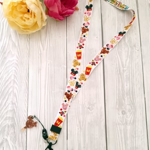 Disneyland Snack Food Ice-cream Cupcake Doughnut Lanyard / - Etsy UK